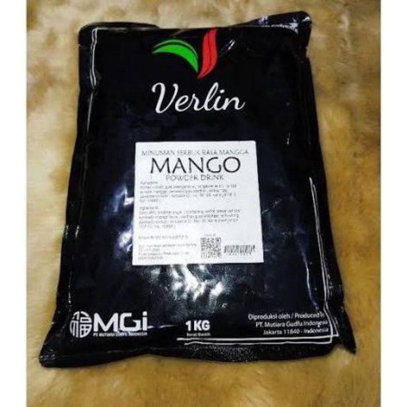 Jual verlin bubuk minuman/powder drink rasa mango 1kg | Shopee Indonesia