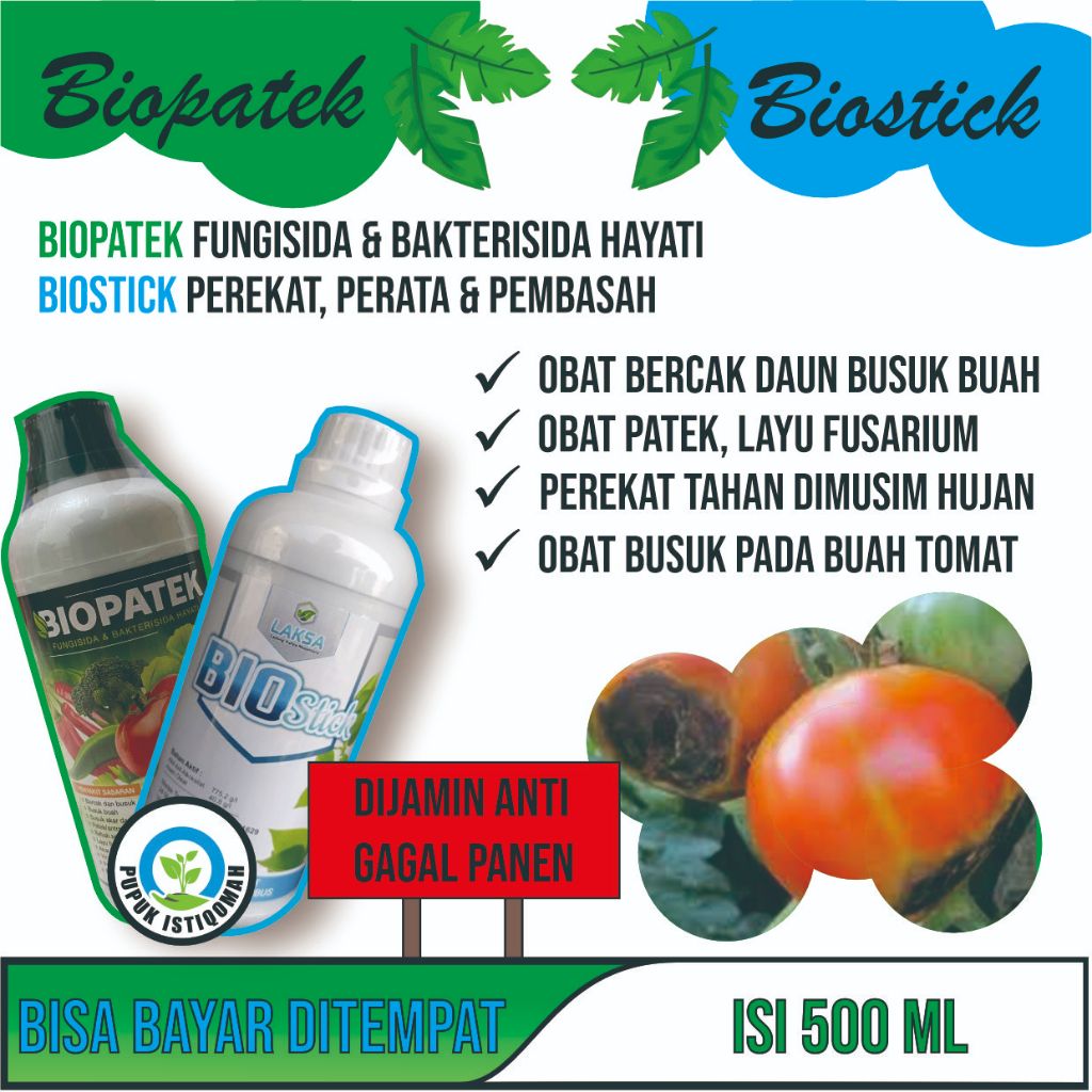 Jual PROMO PAKET Busuk Buah Pada Padi Sawah 1 BIOPATEK + 1 BIO STICK ...
