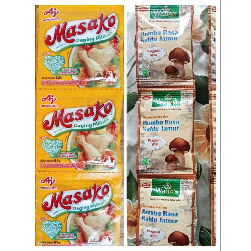 Jual Masako Kaldu Ayam | Kaldu Jamur per sachet | Shopee Indonesia