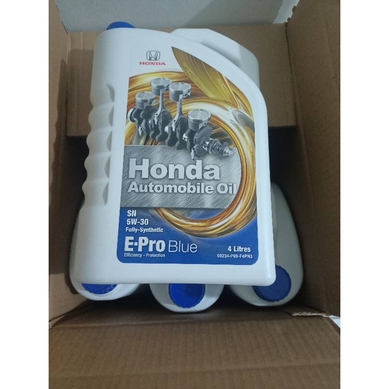 Jual OLI MESIN HONDA E-PRO BLUE 5W-30 ,1 DUS ISI 6 GALON | Shopee Indonesia