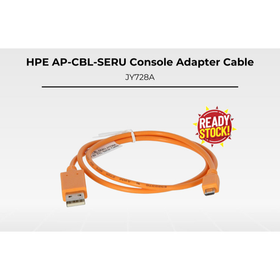 Jual Kabel Cable Console Adapter HPE Aruba AP-CBL-SERU Original JY728A ...