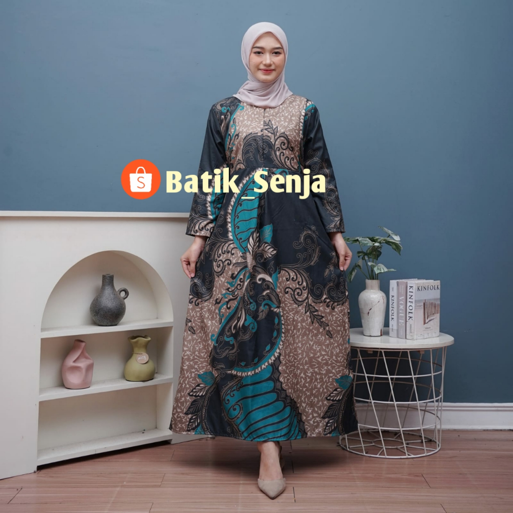 Jual MS GAMIS BATIK SRIWEDARI MOTIF SANKURIANG TOSCA BUMIL/BUSUI KATUN ...