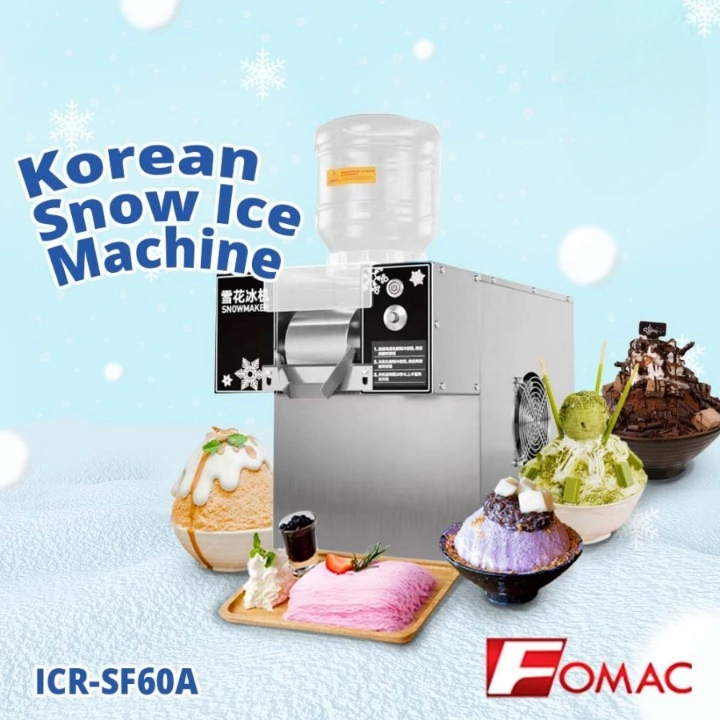 Jual Mesin Serut Es Salju Korea FOMAC ICR-SF60A Bingsu Ice Shaved ...