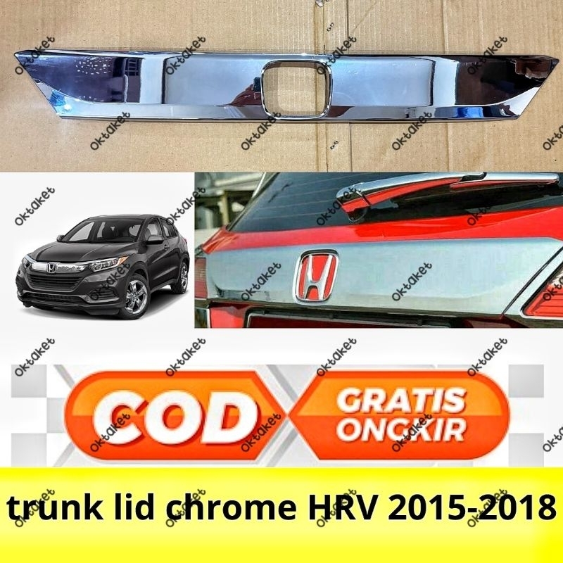 Jual List bagasi belakang Honda HRV 2015 2016 2017 2018 chrome trunk ...