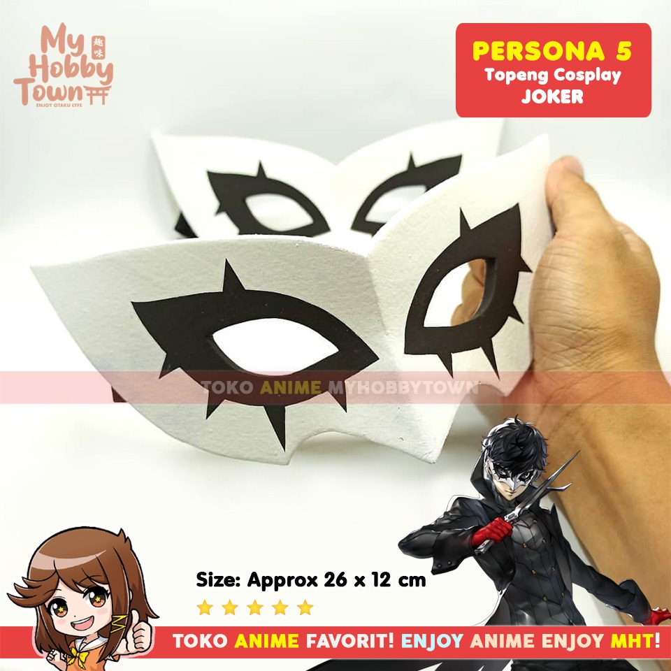 Jual Topeng Anime Cosplay Persona 5 Phantom Joker | Shopee Indonesia