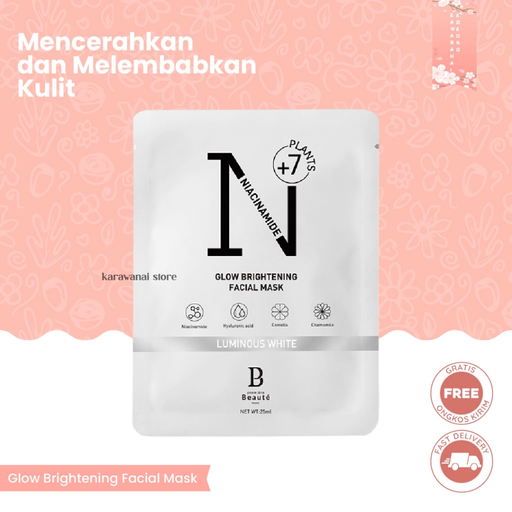 Jual READY STOCK [ORIGINAL + BPOM] Premiere Beaute Glow Brightening Essense Facial Face Mask ...