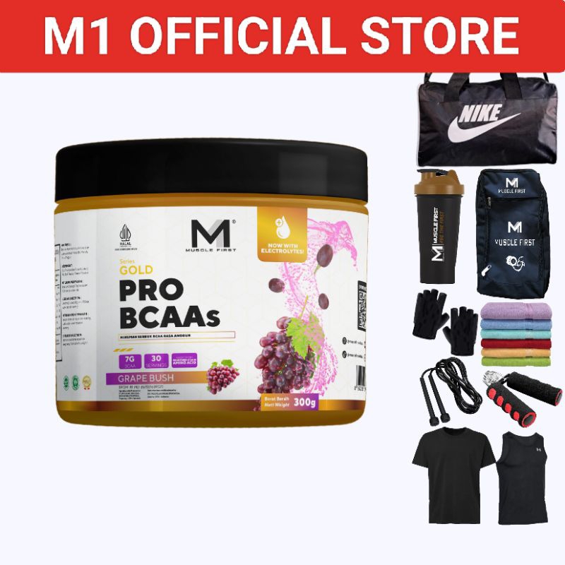 Jual Muscle First Gold Pro BCAA 300Gram Suplemen Recovery & Build ...