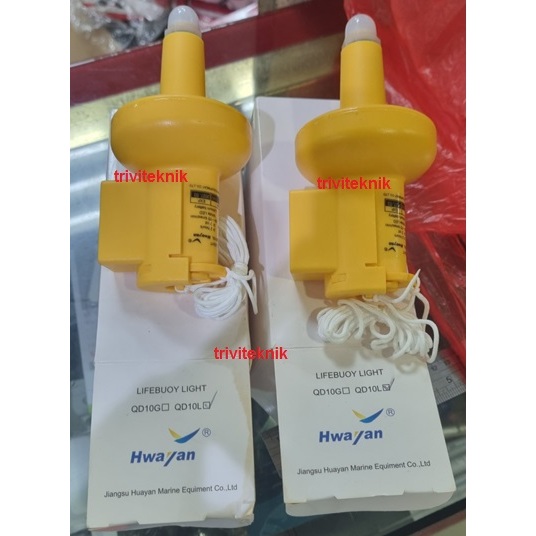 Jual lifebuoy light led hwayan huayan marine QD10L,lampu pelampung ...