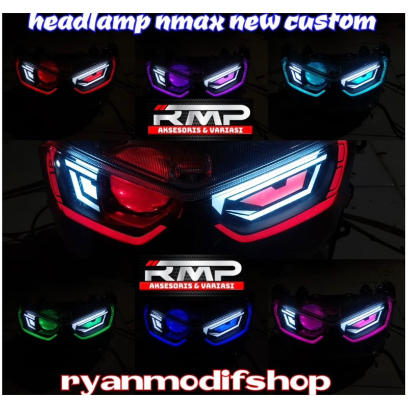 Jual headlamp nmax new custom headlamp ORIGINAL | Shopee Indonesia