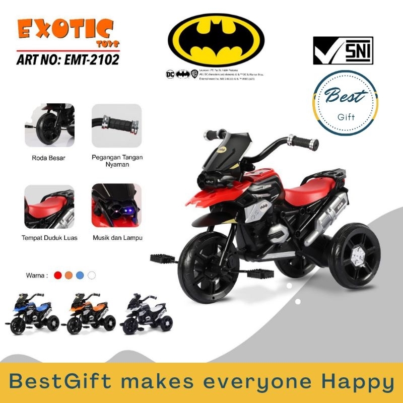 Jual TRICYCLE MODEL MOTOR GOWES ET-2102 EXOTIC // MOTOR AKI EMT 2214 ...