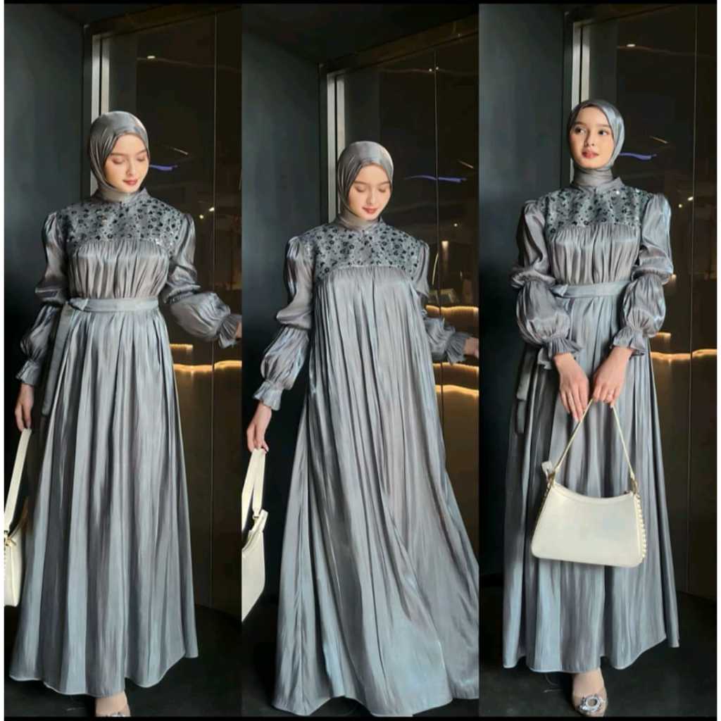 Jual Shellena Dress Shimer Mix Spangle Original Termurah Include Belt ...