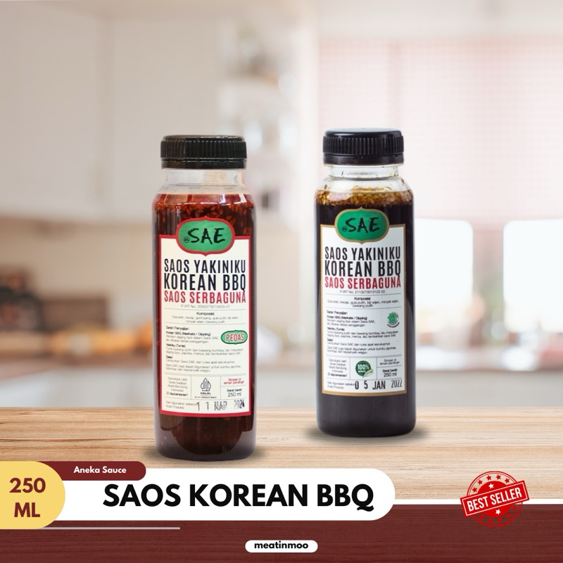 Jual Saus Yakiniku Korean BBQ | Saus Serbaguna SAE 250 ml | Shopee Indonesia