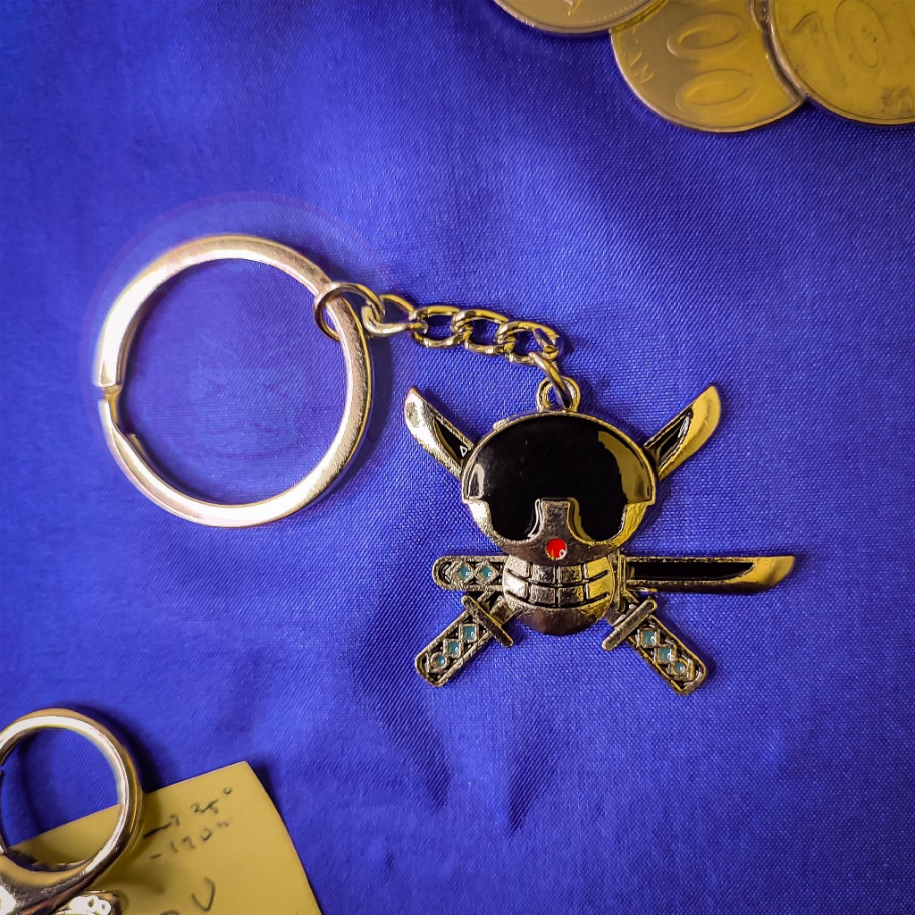 Jual One Piece Keychain Gantungan kunci Anime Bajak Laut Monkey D Luffy ...