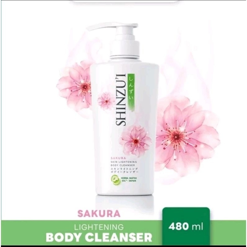 Jual Shinzui Body Cleanser Sakura Pump 480 Ml (1 Pcs) - Sabun Mandi - Sabun Cair - Body Wash ...