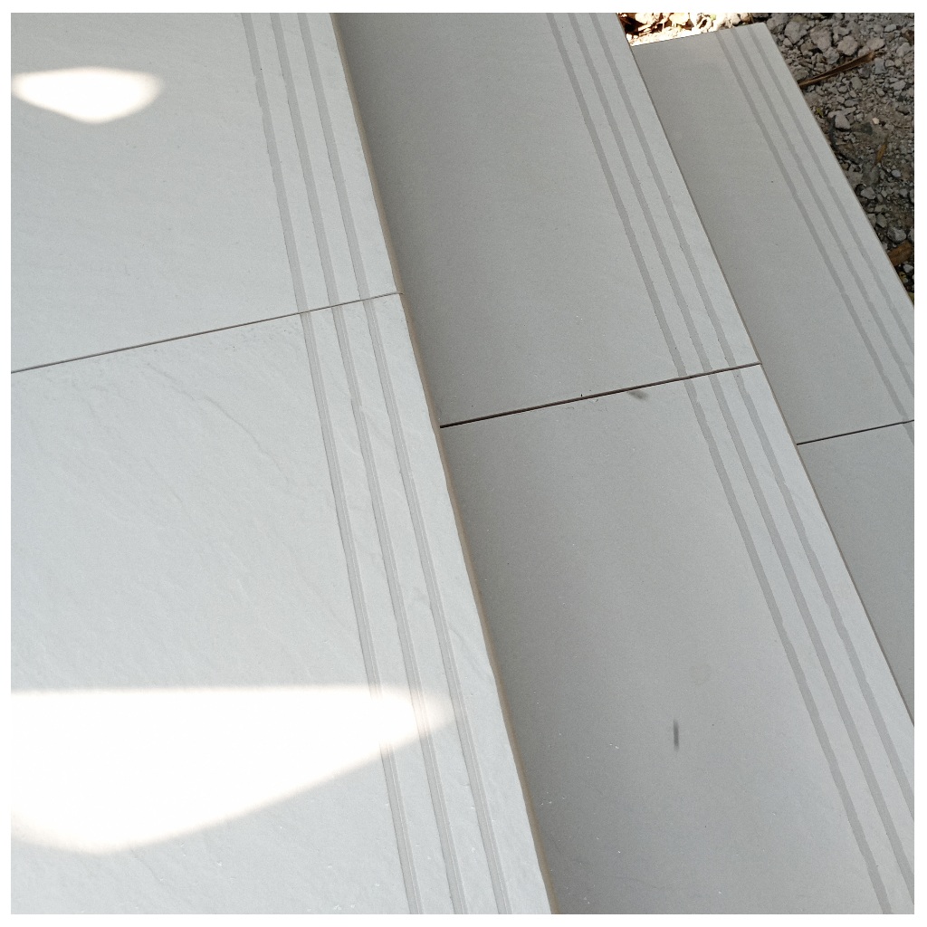 Jual Stepnosing Granit 30x50 Putih Bercak Mutiara Lantai Tangga Anti ...