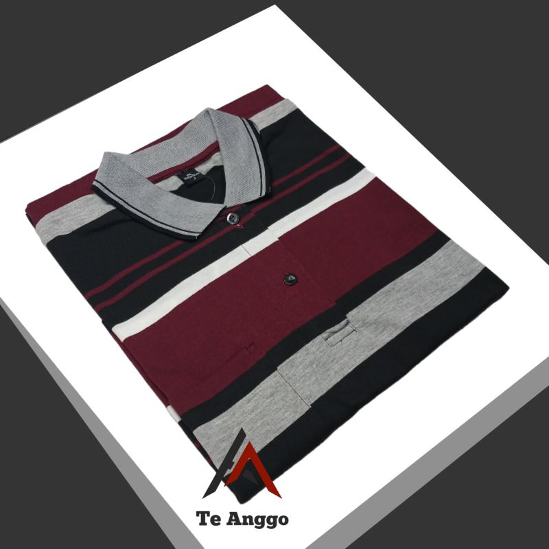 Jual Baju Kaos Kerah Salur Pria Dewasa Motif Garis Garis Wangki Polo ... Jual Baju Kaos Kerah Salur Pria Dewasa Motif Garis Garis Wangki Polo ...