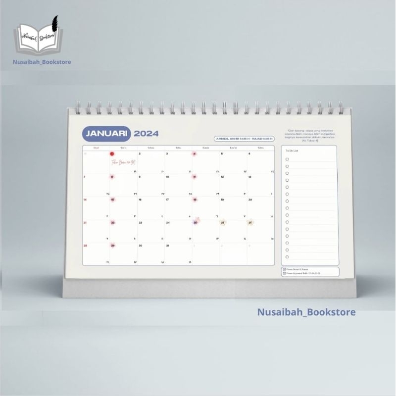 Jual [Pre-order] Kalender 2024 Hijriyah Masehi - Kalender Meja 2024 ...