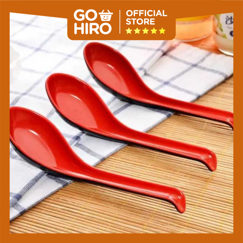 Jual Sendok Melamin Jepang style Oriental Sendok Sup /Japan Ramen Spoon ...