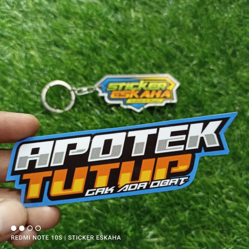 Jual Sticker Apotek Tutup Stiker Gak Ada Obat | Shopee Indonesia