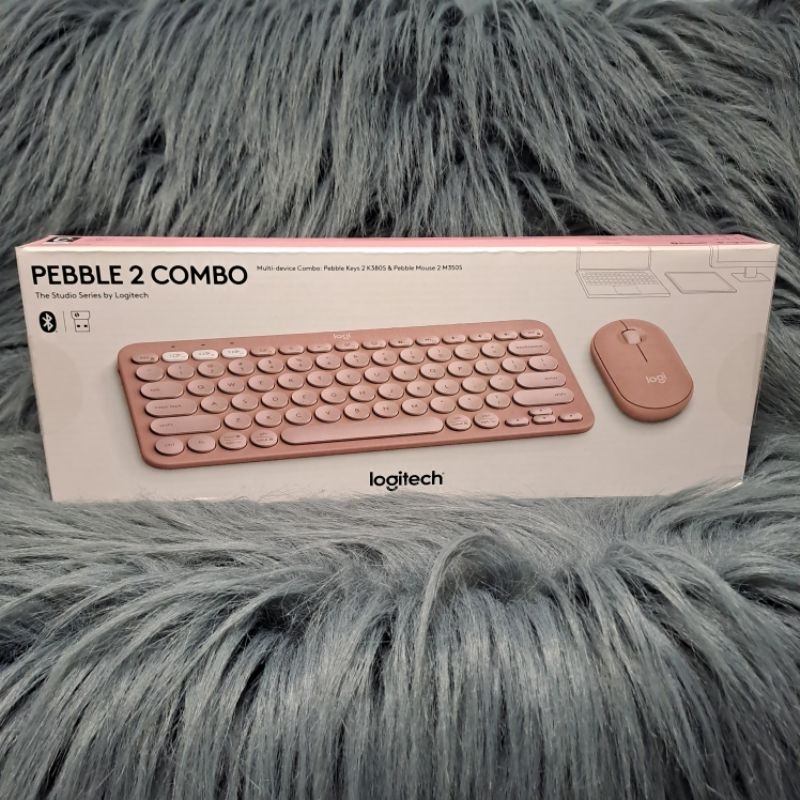 Jual Logitech Logitech Pebble 2 Combo, Keyboard dan Mouse Wireless ...