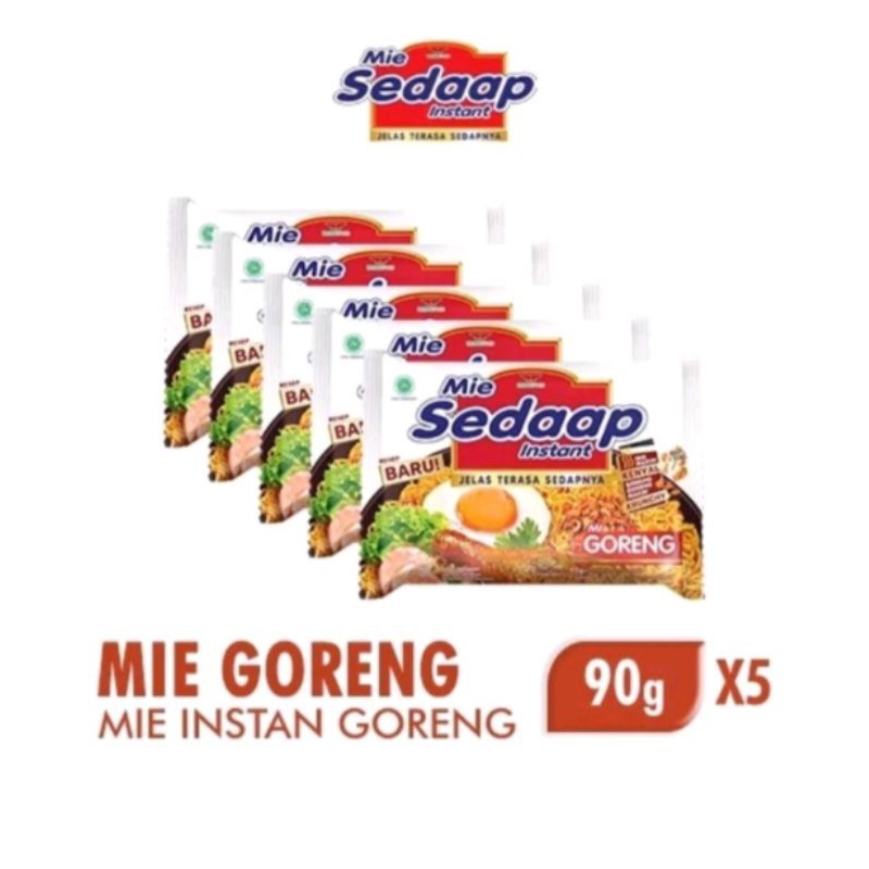 Jual MIE SEDAP GORENG( 5 PCS )90G | Shopee Indonesia