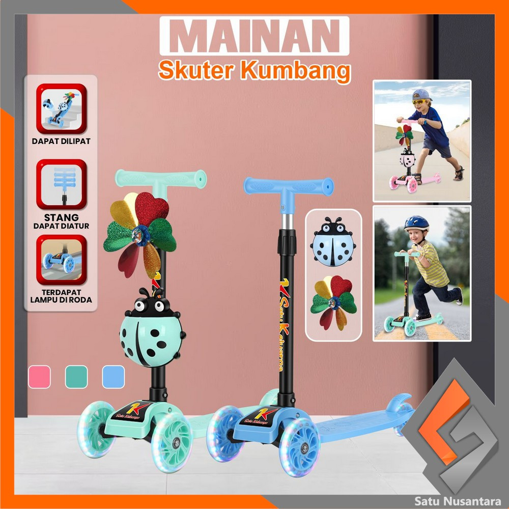 Jual SN-M95 Mainan Otopet Scooter Anak Otoped Kumbang Skuter Anak Roda ...