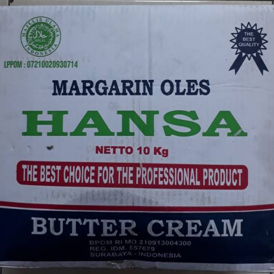Jual HANSA BUTTER CREAM 10 KG REPACK | Shopee Indonesia