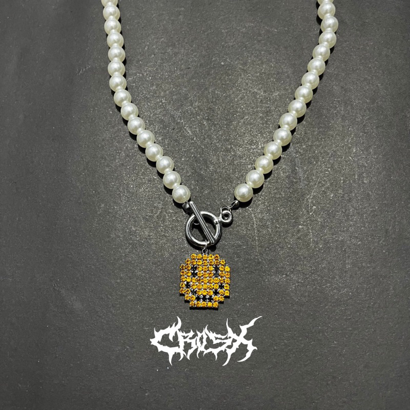 Jual SMILEY PEARL NECKLACE / KALUNG MUTIARA SENYUM SMILE PEARL CHAIN ...