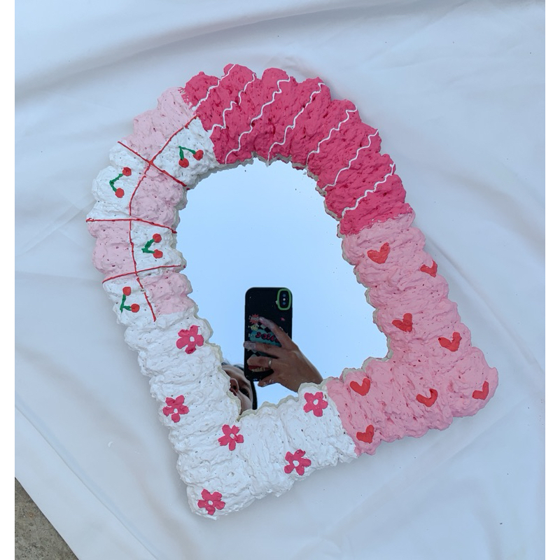 Jual LEBIHBESAR cermin kaca foam mirror foam kaca aesthetic mirror ...