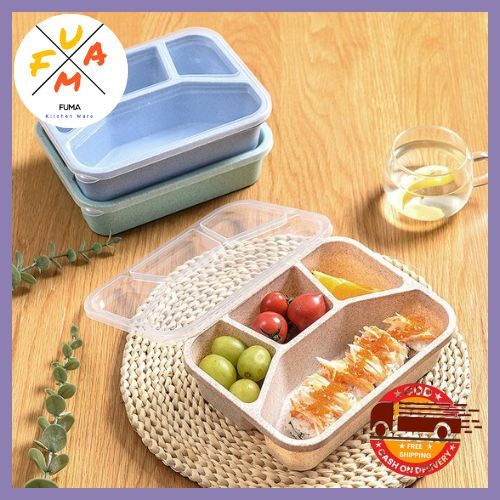 Jual Lunch Box Set Kotak Bekal Makan Jerami Gandum kotak makan Anti ... Jual Lunch Box Set Kotak Bekal Makan Jerami Gandum kotak makan Anti ...