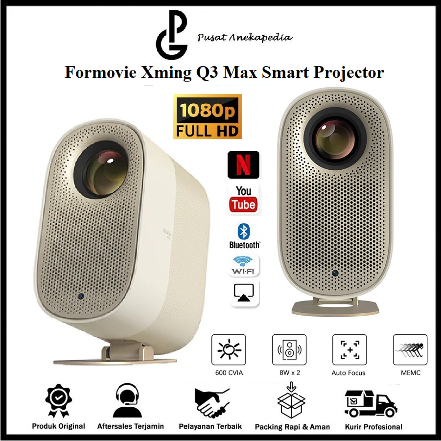 Jual Formovie Xming Q3 Max Smart Projector Full HD 1080P 600CVIA ...