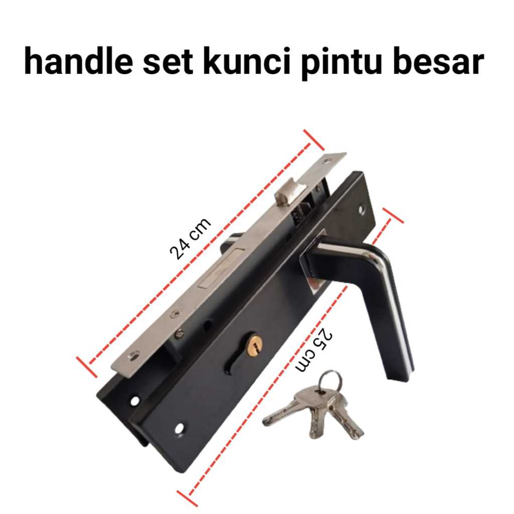 Jual selot kunci handle pintu rumah slot kunci pintu besar | tanggung ...