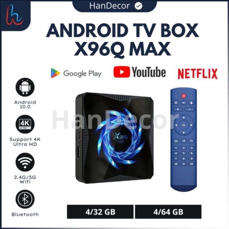 Jual X96Q MAX ANDROID TV BOX | Shopee Indonesia