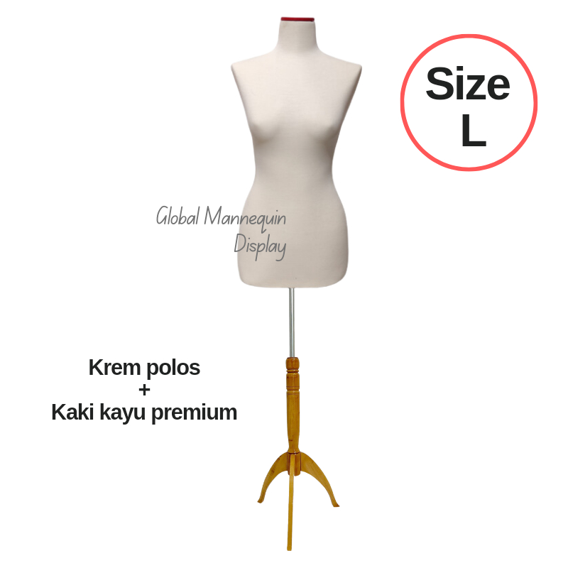 Jual Manekin Dressmaking Full Foam Tusuk Jarum ( UKURAN L ) | Shopee ...