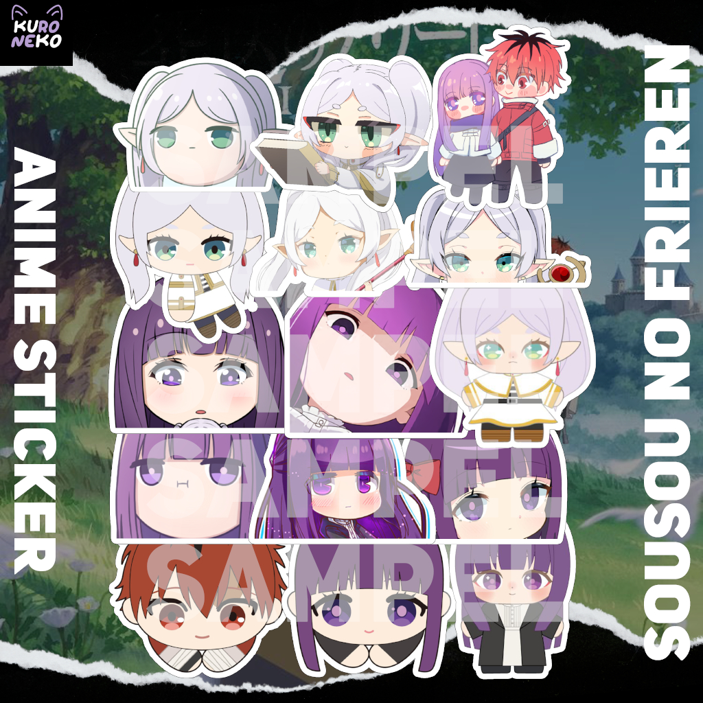 Jual STICKER ANIME SOUSOU NO FRIEREN CHIBI | Shopee Indonesia