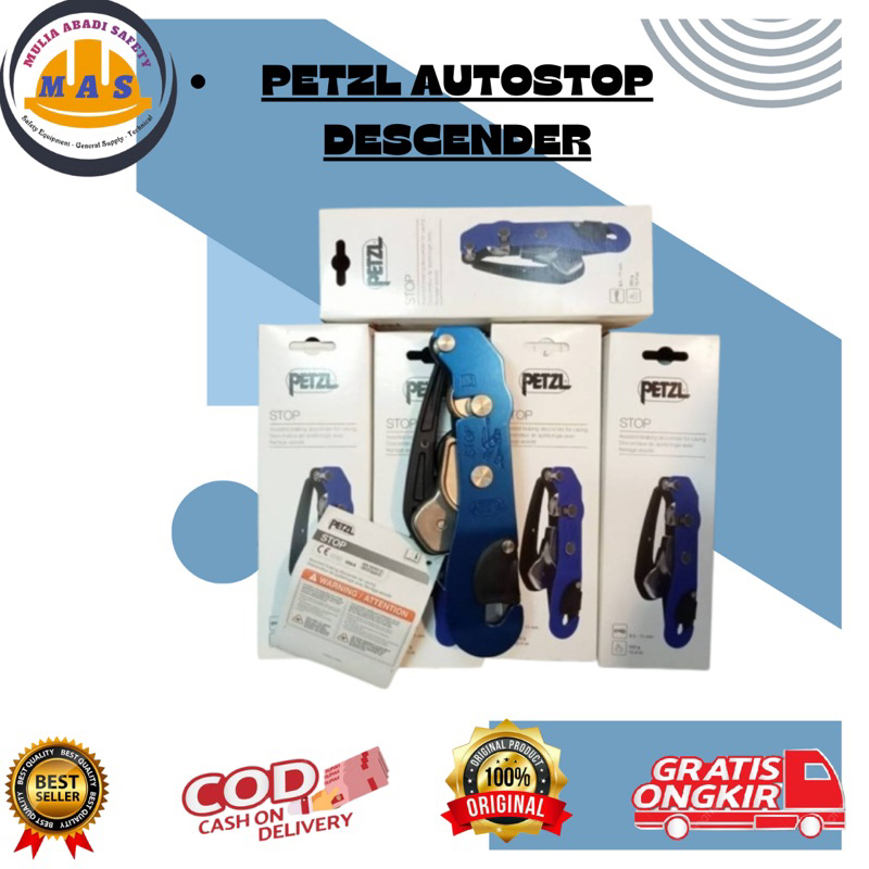 Jual AUTOSTOP PETZL DESCENDER SAFETY / ALAT PANJAT TEBING PETZL ...