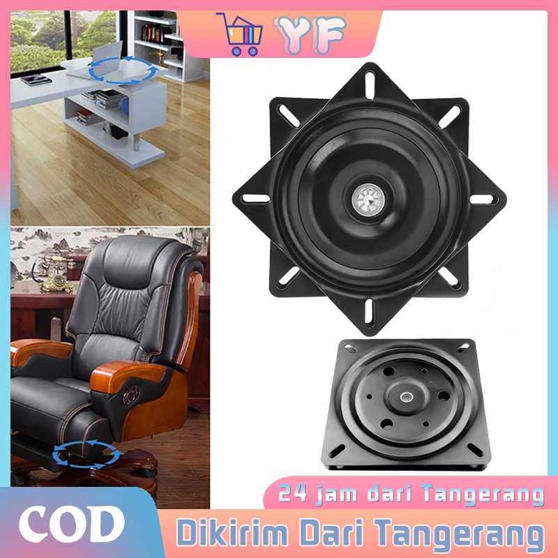 Jual 15x15CM Braket Ring Bearing Meja Putar Besi Persegi Ring Laher ...