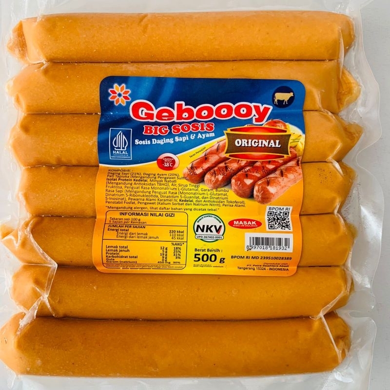 Jual Sosis Geboy sosis sapi&ayam 500gr | Shopee Indonesia
