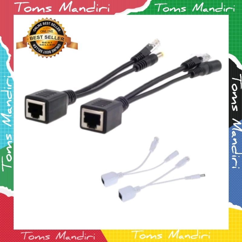 Jual KABEL POE SPLITTER CABLE (SET), DIAMETER SIZE 5MM, | Shopee Indonesia