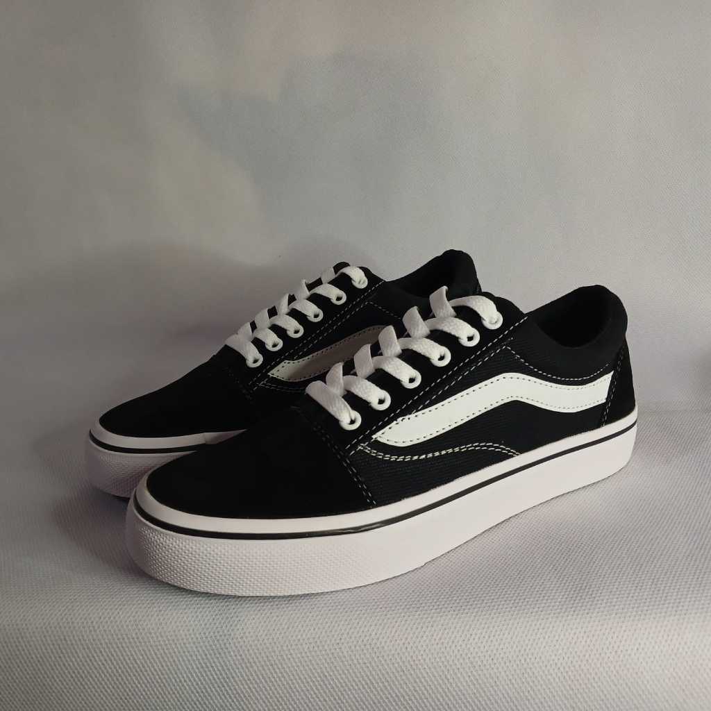 Jual Sepatu Vans Oldskool Classic Hitam Putih Pria & Wanita Real Pict ...