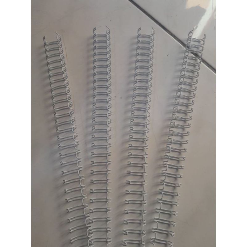 Jual Ring Spiral Kawat Jilid Ukuran 7/16 28 mata lubang | Shopee Indonesia