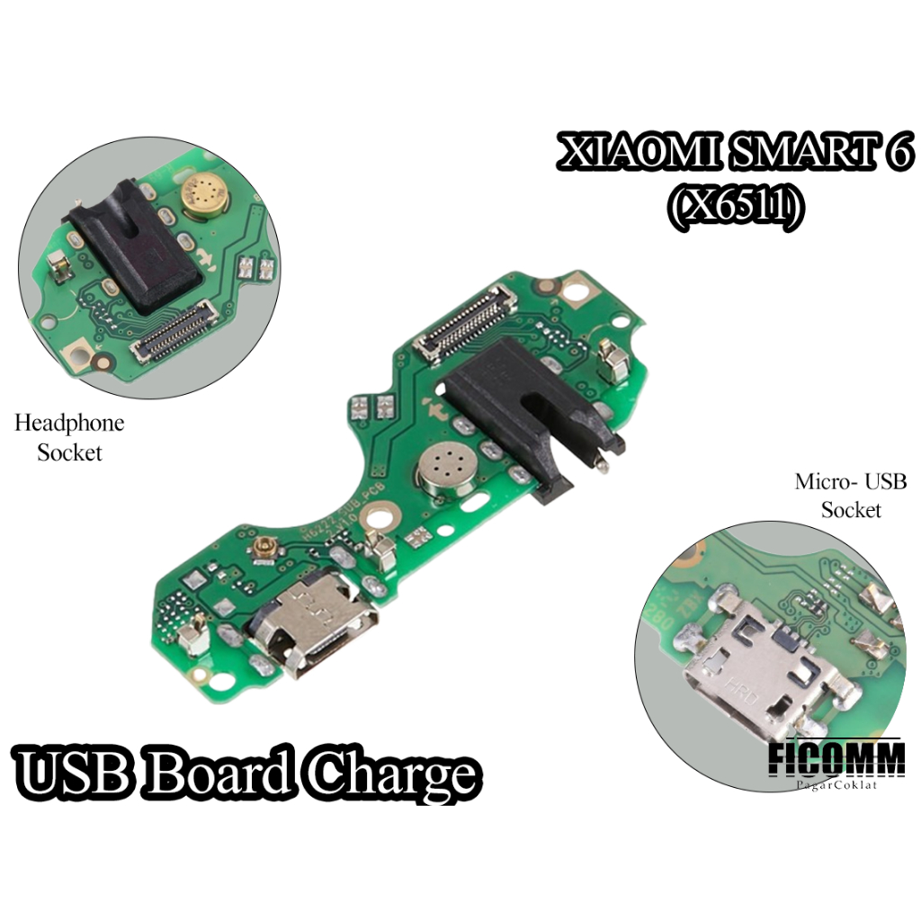 Jual Infinix Smart 6 X6511 USB Board Charge PCB Plugin Fleksibel ...