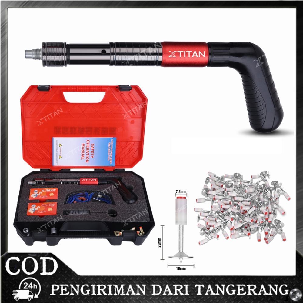 Jual XTITAN 7.3mm Alat Tembak Paku Beton Manual Alat Paku Tembak Beton ...
