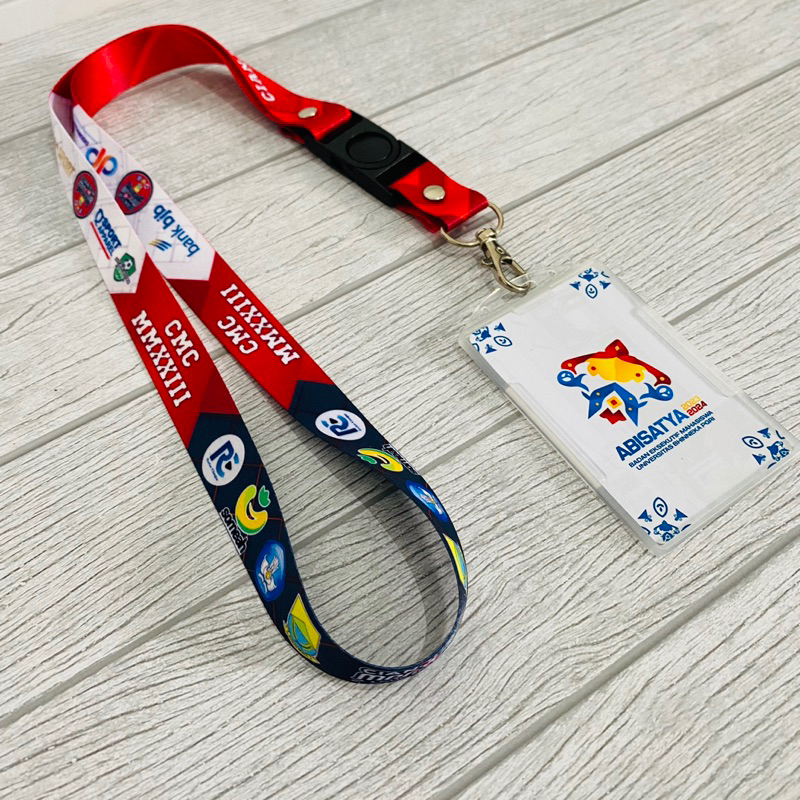 Jual PAKET LANYARD SATU SET MINIMAL ORDER 12 PCS | LANYARD + ID CARD ...