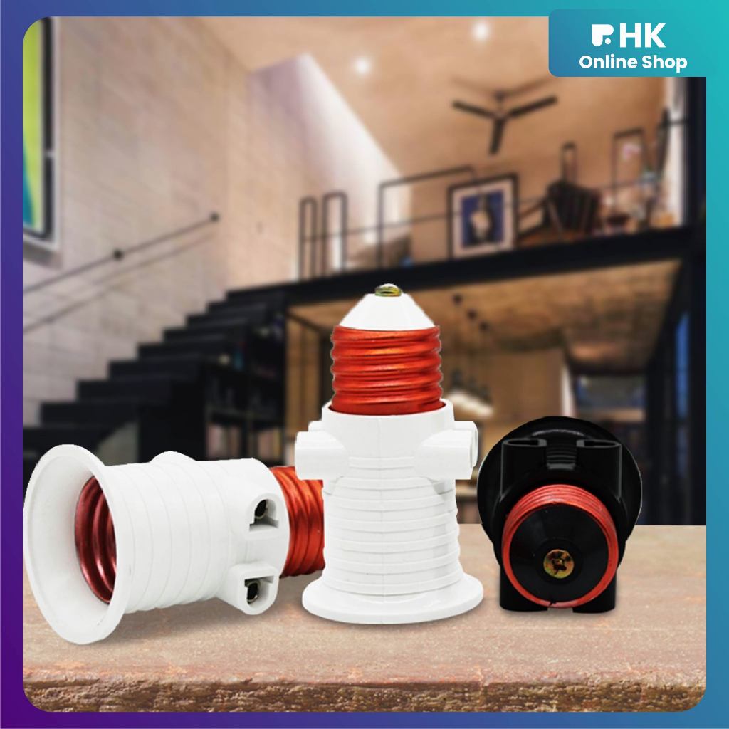 Jual Fitting Lampu Colok E27 Kombinasi Warna - Fitting Gantung dengan 2 ...