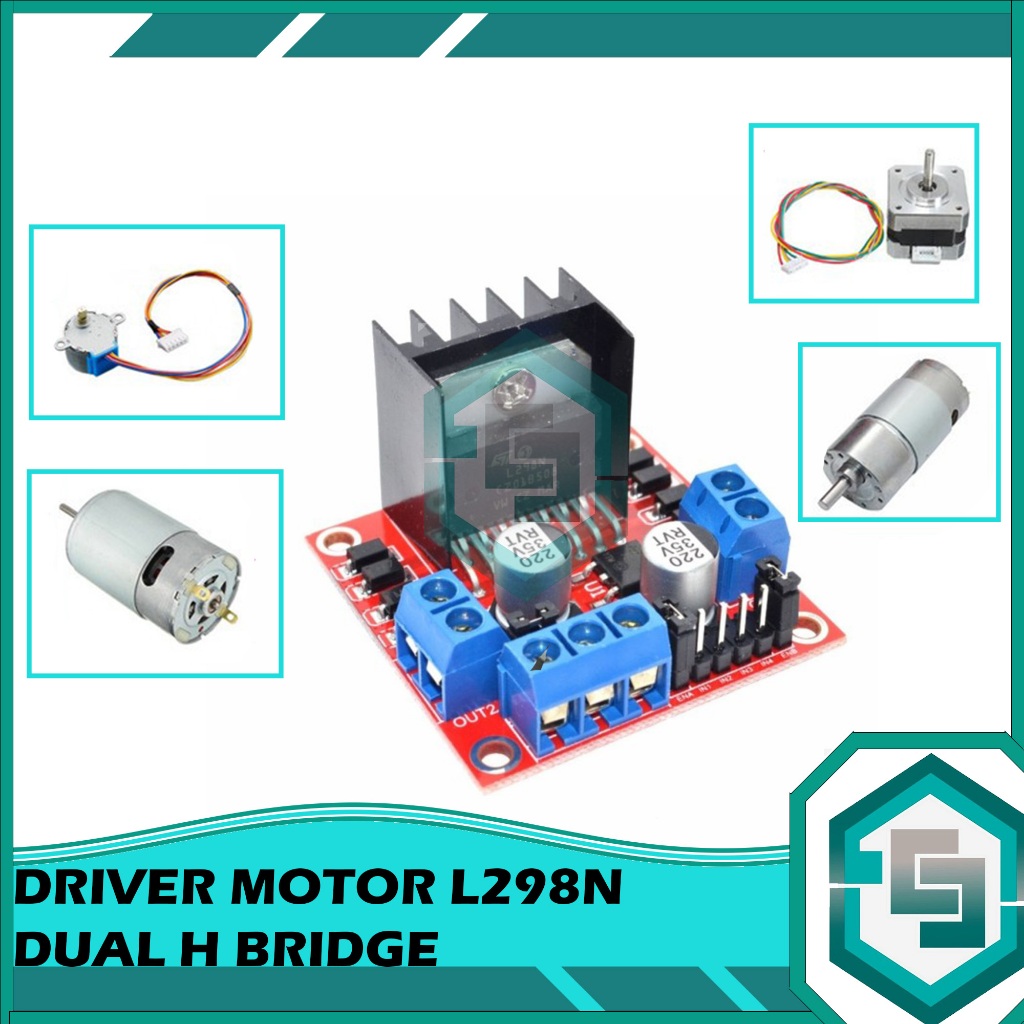 Jual MODULE L298N L298 DUAL H MOTOR DRIVER BRIDGE STEPPER | Shopee ...
