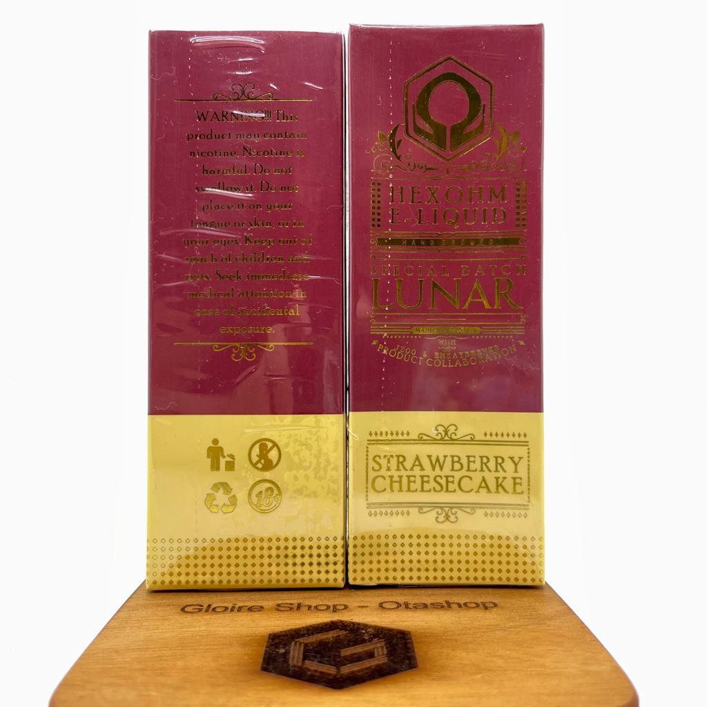 Jual Hexohm Lunar Strawberry Cheesecake Special Batch 60ml 3mg 6mg ...