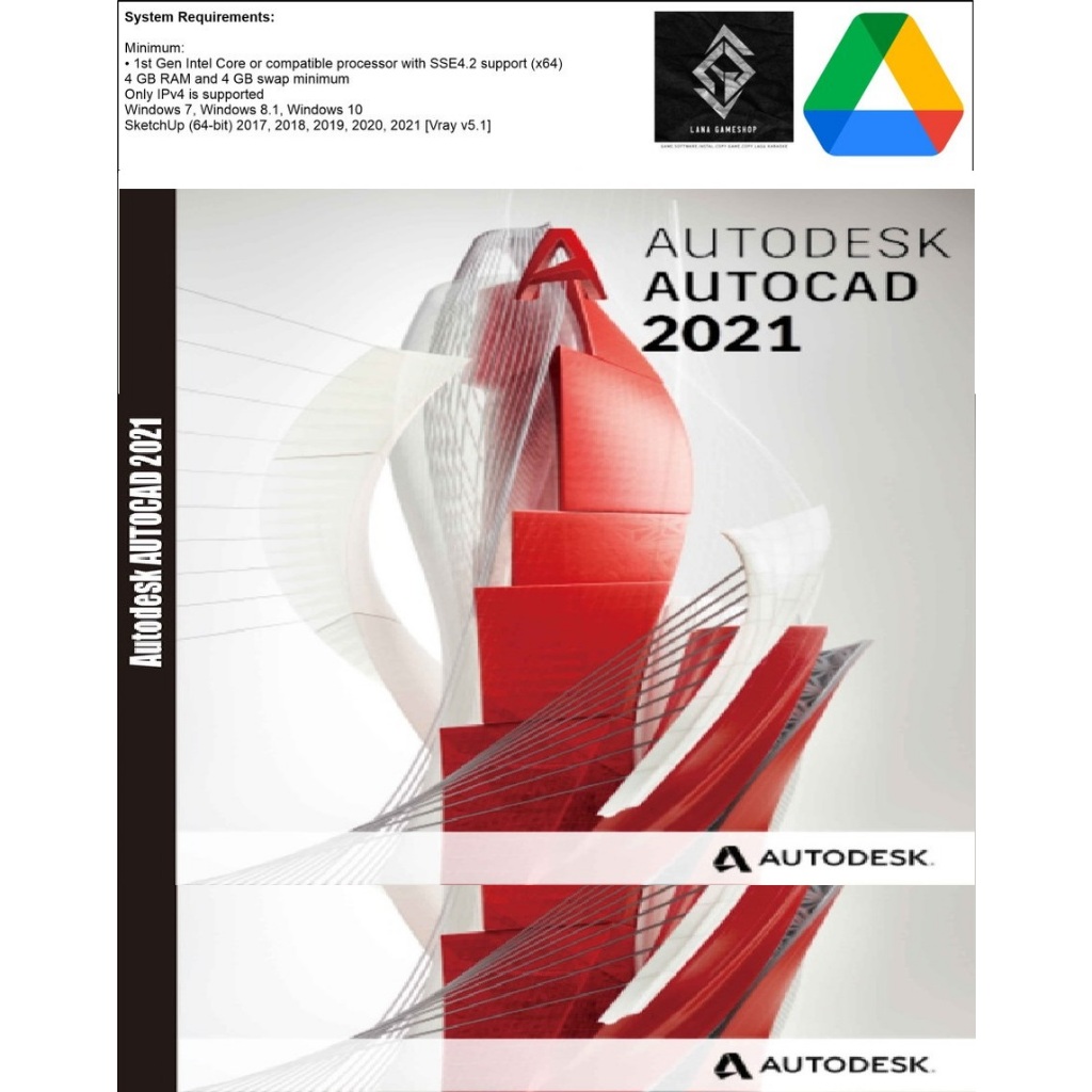 Jual dvd soft auto-cad 2021 full versi link download | Shopee Indonesia