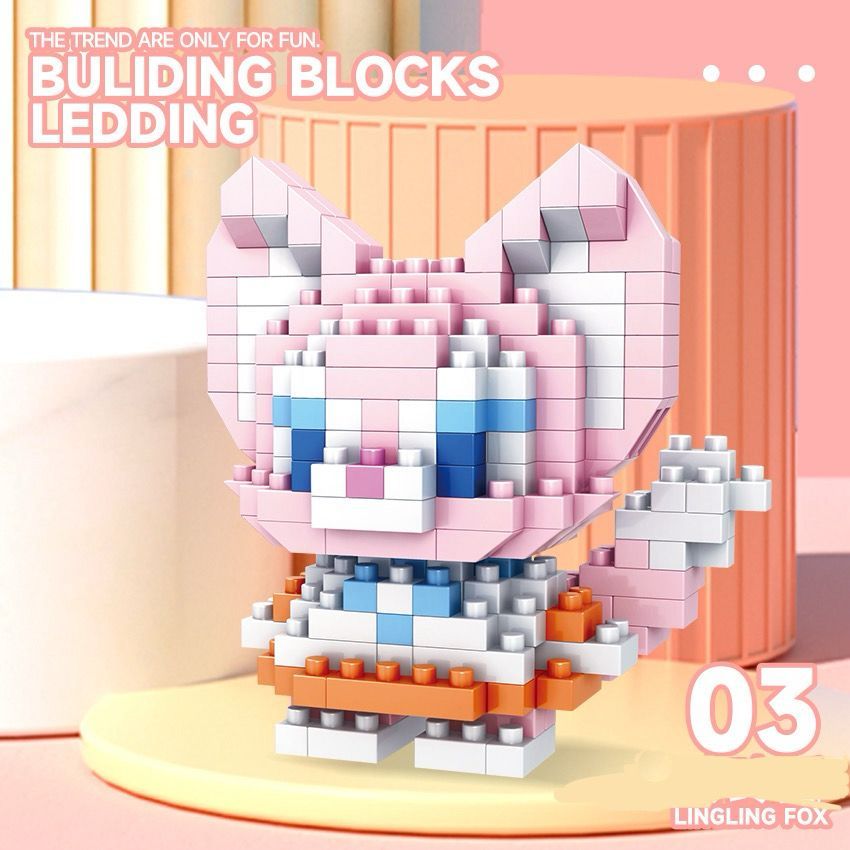 Jual [tma] Mainan Mini Brick Karakter / Balok Susun Mini / Building Box ...