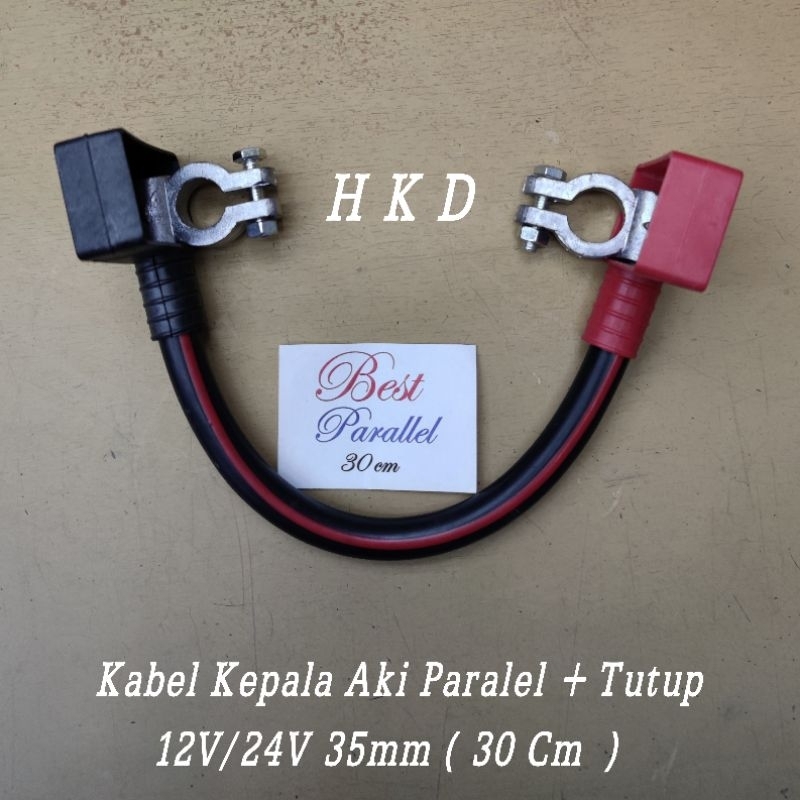 Jual KABEL PARALEL-KEPALA AKI ACCU MOBIL PARALEL + TUTUP 12V/24V 35MM 30CM " BEST " | Shopee ...